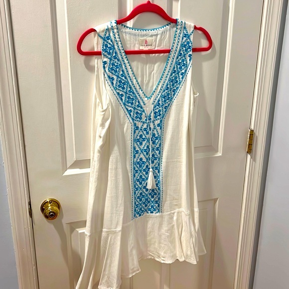 JB by Julie Brown | Dresses | Jb Julie Brown Embroidered Linen Dress ...